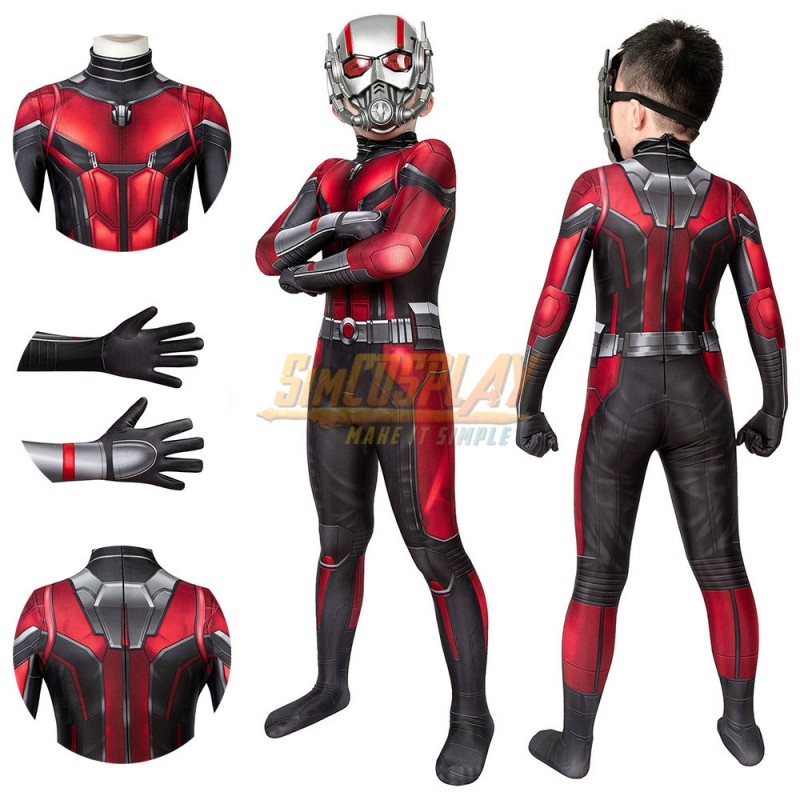 Kids Ant-man Cosplay Costume For Children Halloween Cosplay